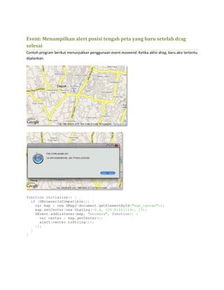 Tutorial dasar-pemrograman-google-maps-api | PDF