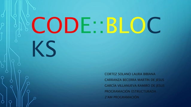 Tutorial de-codeblocks | PPT
