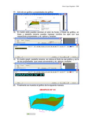 Tutorial De Sigmaplot | PDF