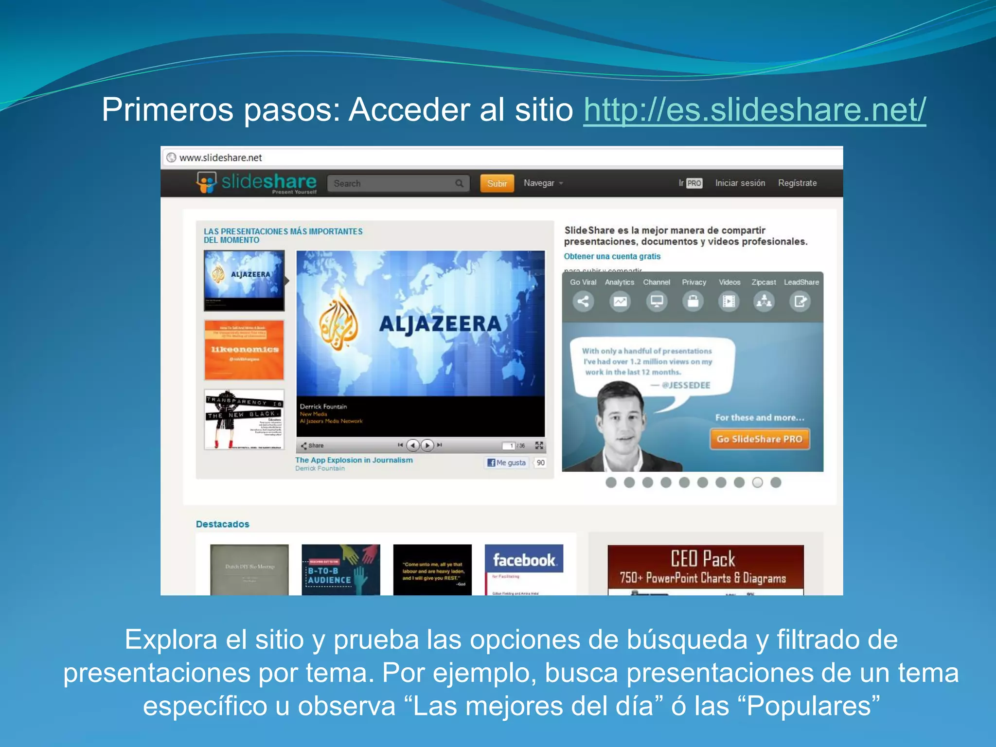 ¿que es slideshare? | PDF