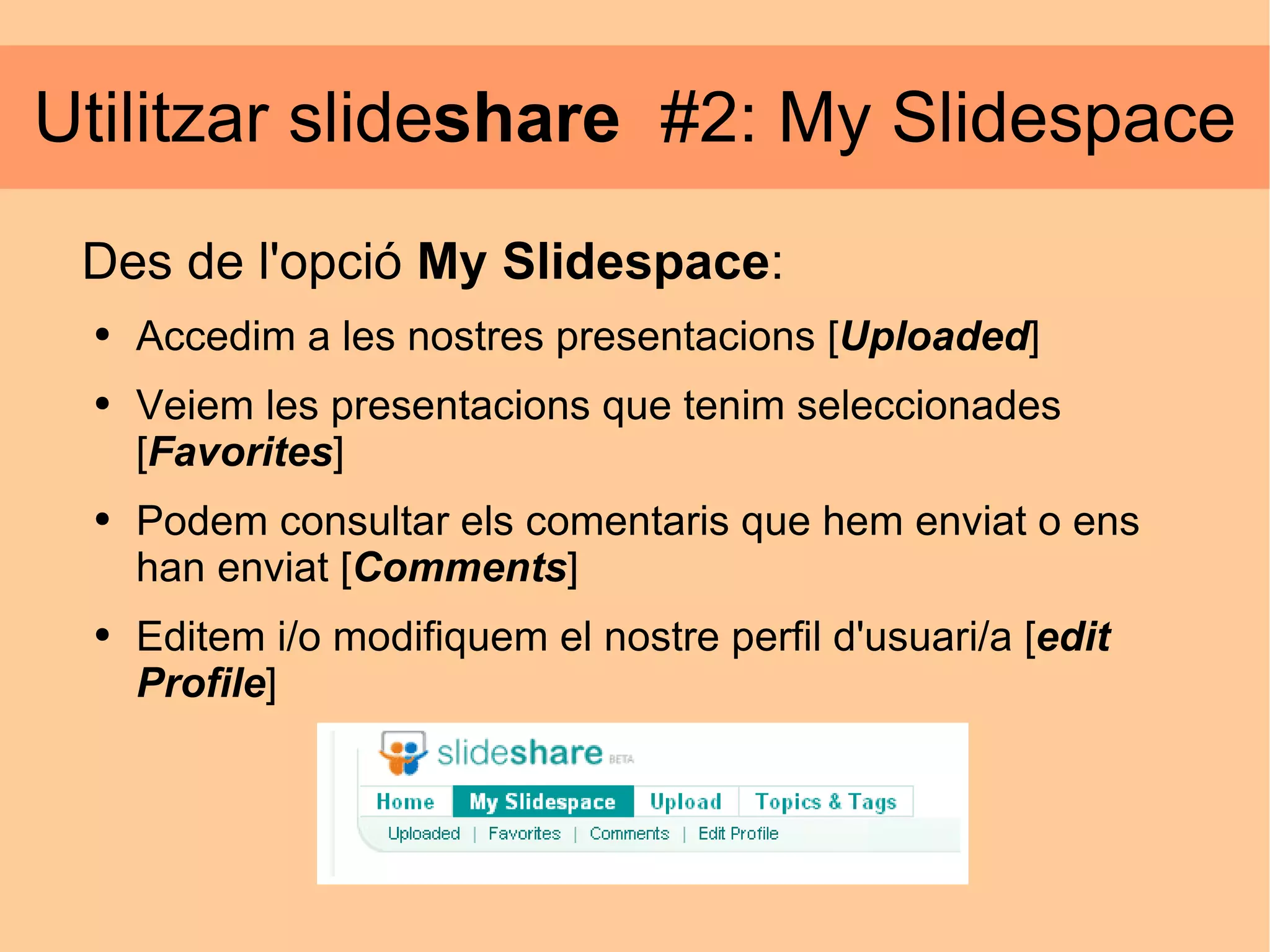 Tutorial de SlideShare | PPT