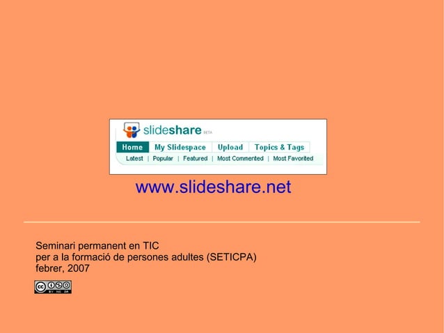 Tutorial de SlideShare | ODP