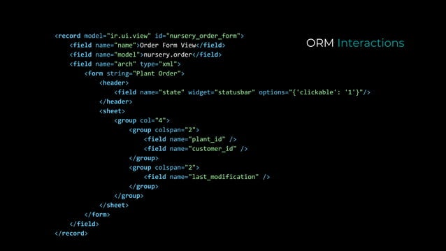Tutorial: Develop an App with the Odoo Framework | PPT