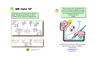 Tutorial draw and teach with stick figures | PDF