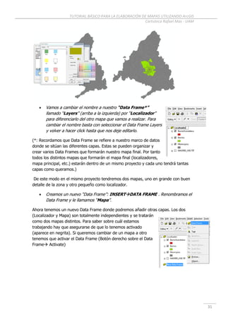 Tutorial elaboración de mapas con arcgis nivel basico | PDF