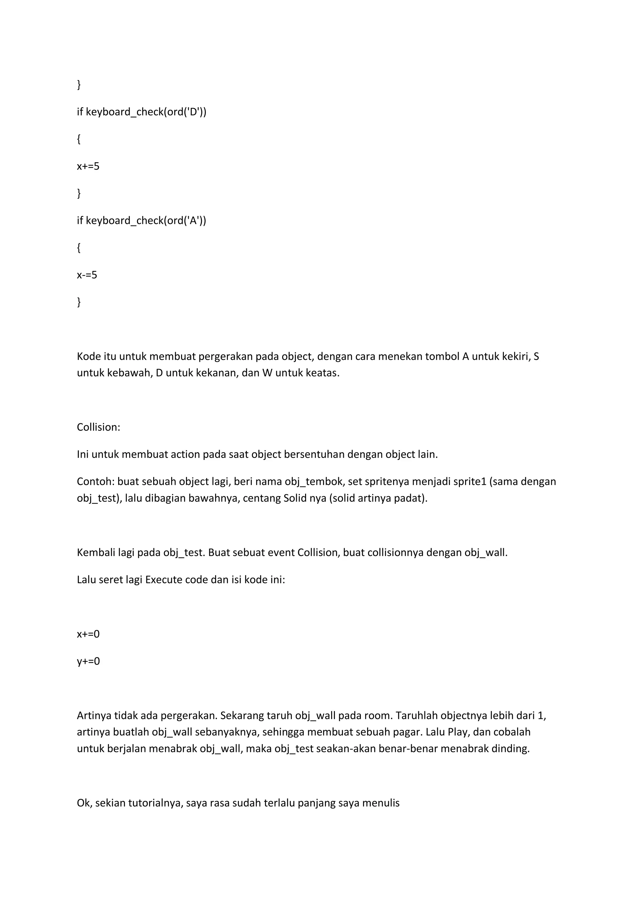 Tutorial game-maker-bagi-pemula | PDF