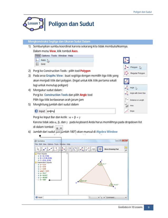 Tutorial geogebra | PDF