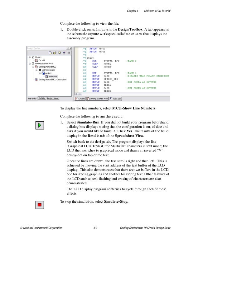 Tutorial getting started with multisim