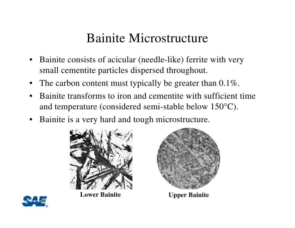 Upper Bainite Microstructure