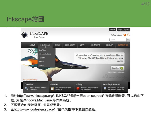 Codesign Tutorial inkscape篇 | PPT