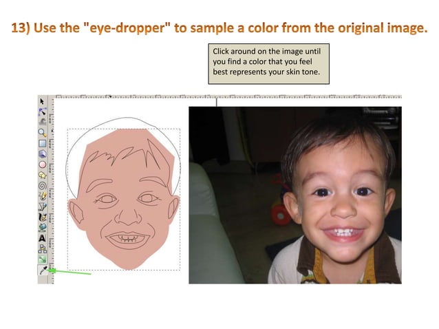 Trace a Face with Inkscape | PPT