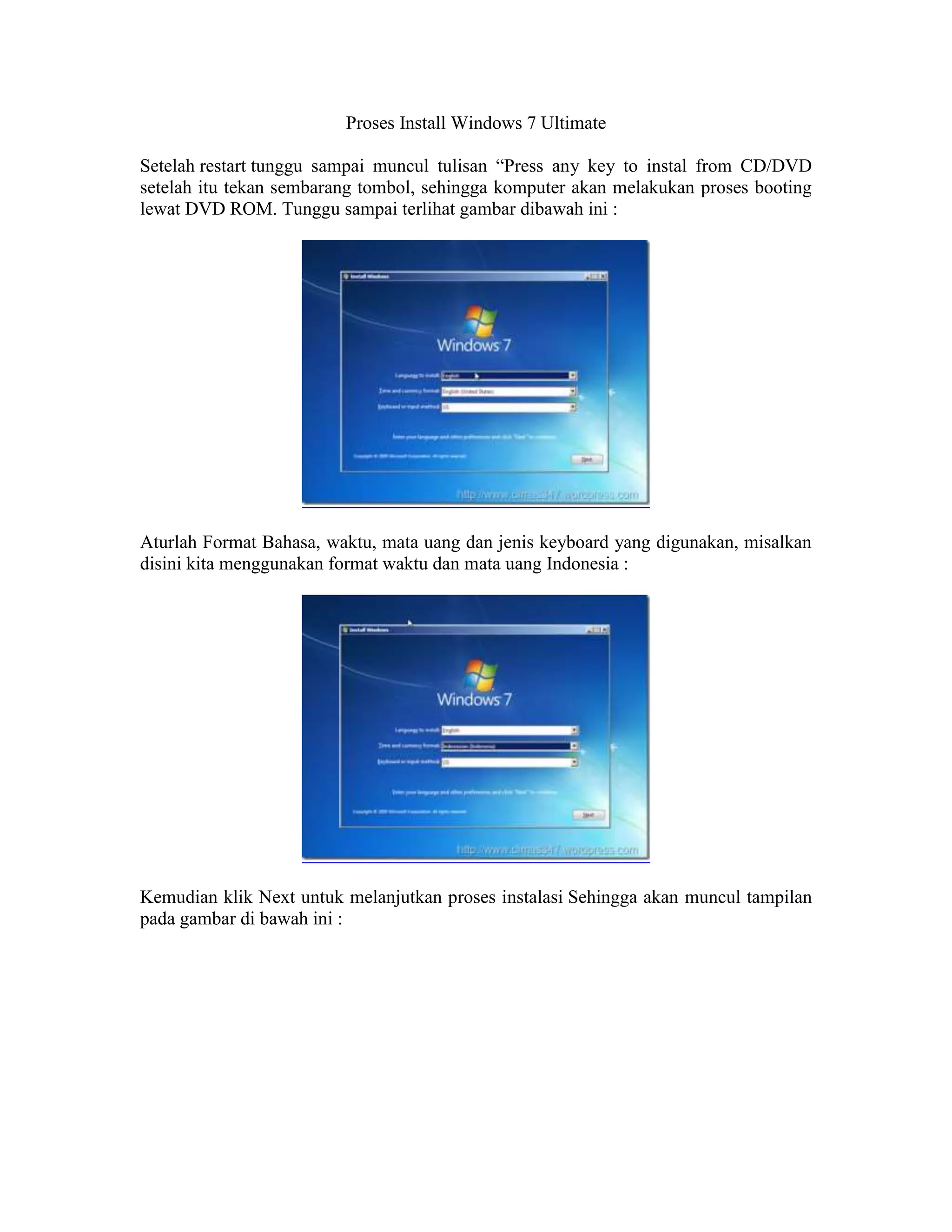 Tutorial install-windows-71 | PDF