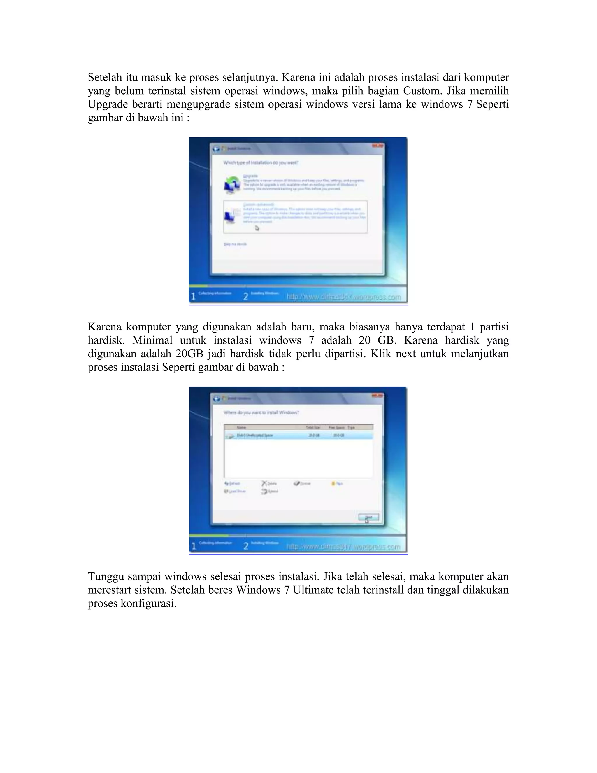 Tutorial install-windows-71 | PDF