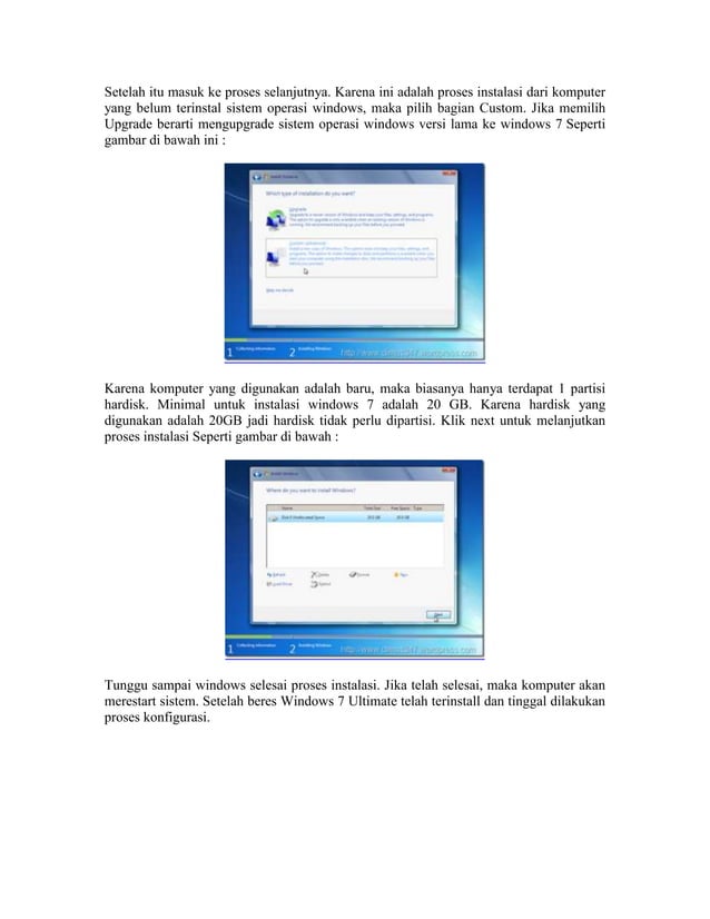 Tutorial install-windows-71 | PDF