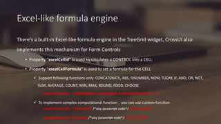 CrossUI Tutorial - Intermediate - Fomula | PPT