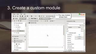 CrossUI Tutorial - intermediate - reusable module | PPTX