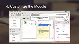 CrossUI Tutorial - intermediate - reusable module | PPTX