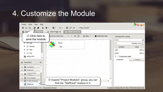 CrossUI Tutorial - intermediate - reusable module | PPTX