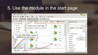 CrossUI Tutorial - intermediate - reusable module | PPTX