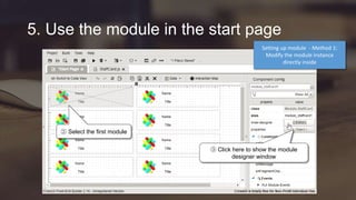 CrossUI Tutorial - intermediate - reusable module | PPTX