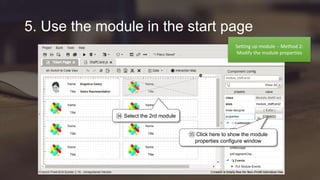CrossUI Tutorial - intermediate - reusable module | PPTX
