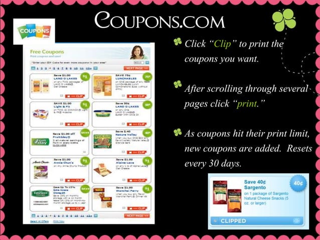 Couponing Workshop Tutorial: Internet Printable Coupons-Getting Started ...