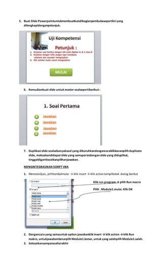 Tutorial membuat-quiz1 | PDF