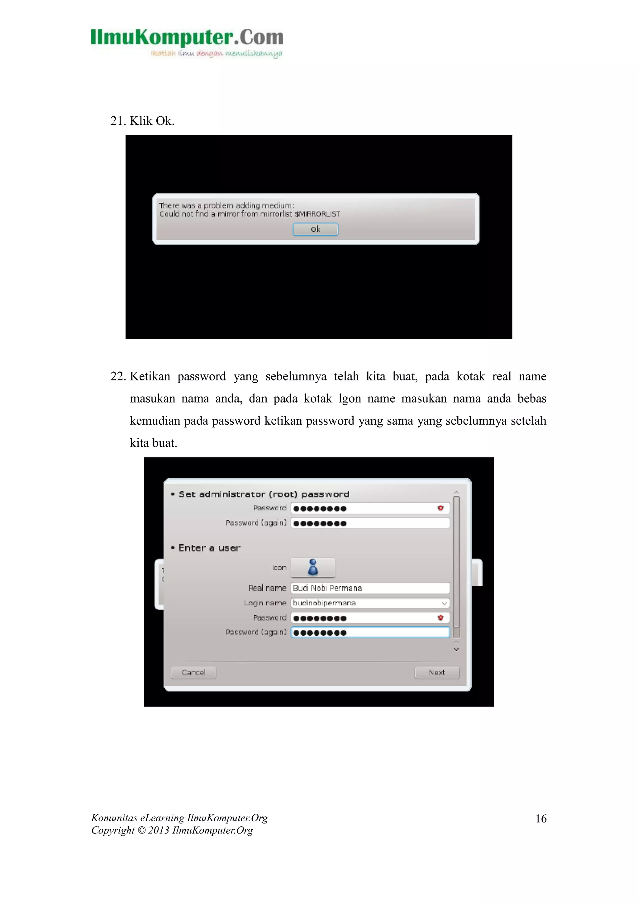 Tutorial menginstal-linux-mageia-di-pc | PDF