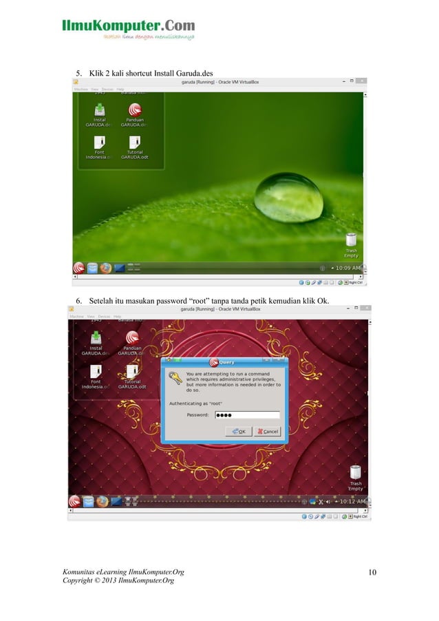 Tutorial menginstall-linux-garuda one-di-virtualbox | PDF