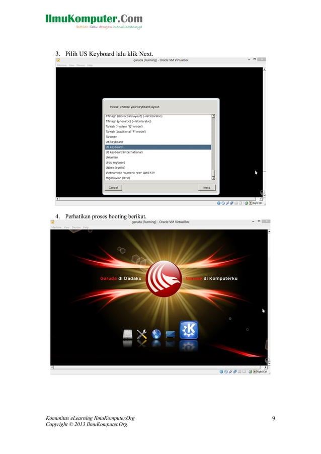 Tutorial menginstall-linux-garuda one-di-virtualbox | PDF