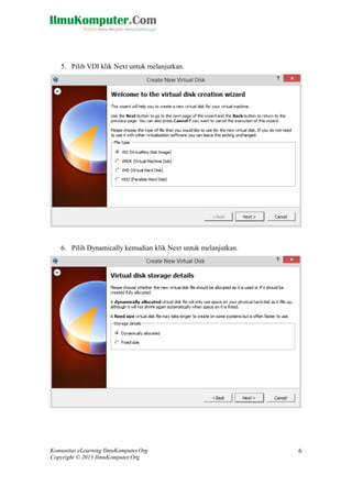 Tutorial menginstall-linux-mint-di-virtual box | PDF