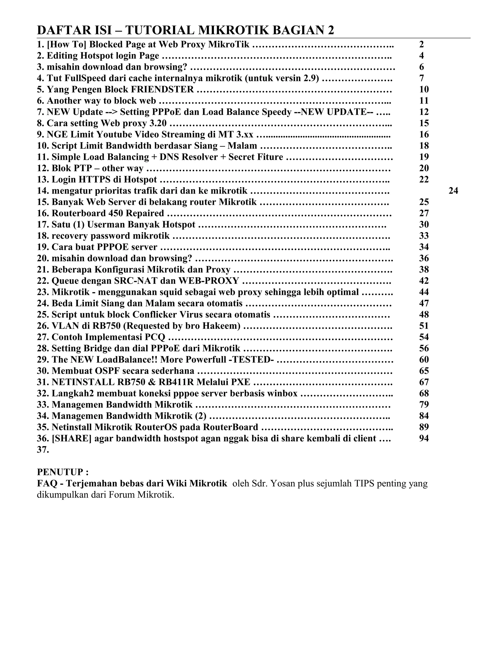 Tutorial mikrotik-2 | PDF