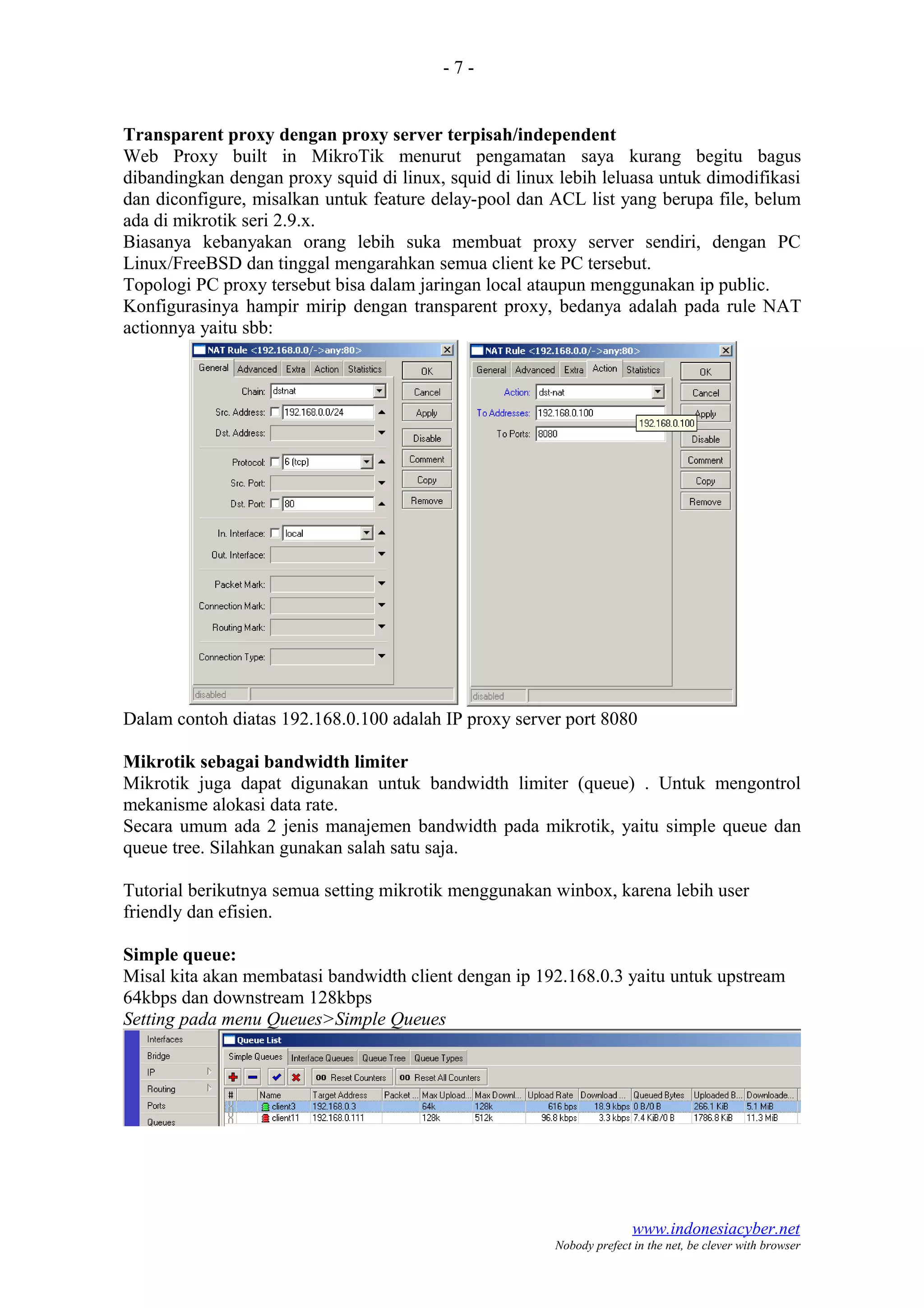 Tutorial mikrotik-step-by-step | DOC