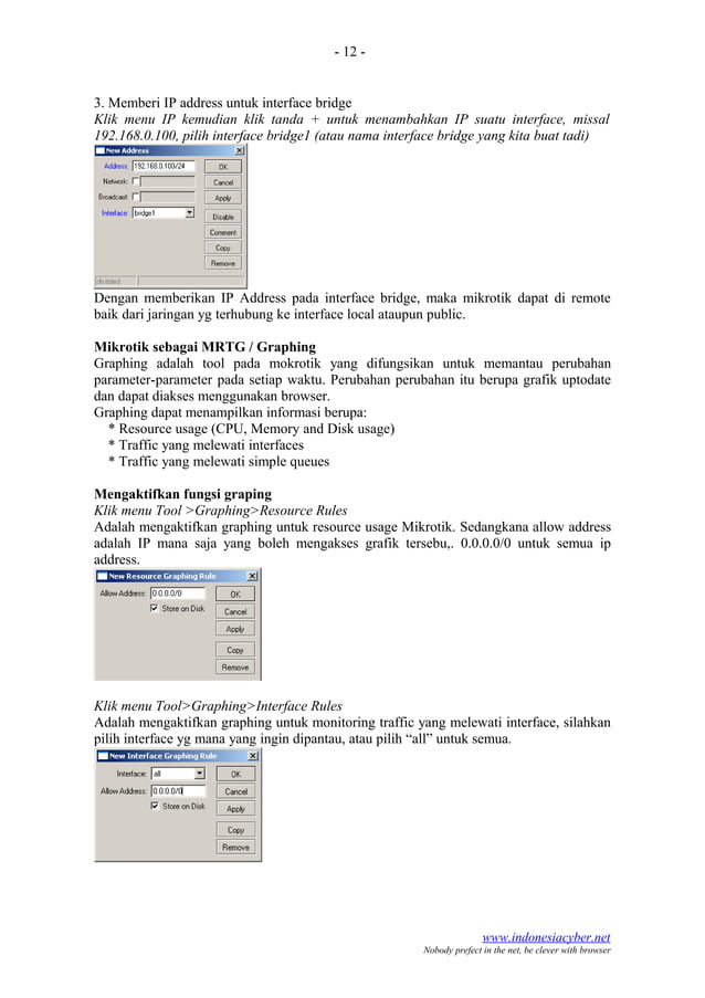 Tutorial mikrotik-step-by-step | PDF
