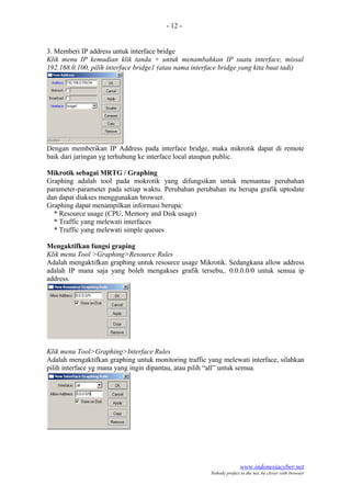 Tutorial mikrotik-step-by-step | PDF