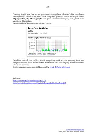 Tutorial mikrotik-step-by-step | PDF
