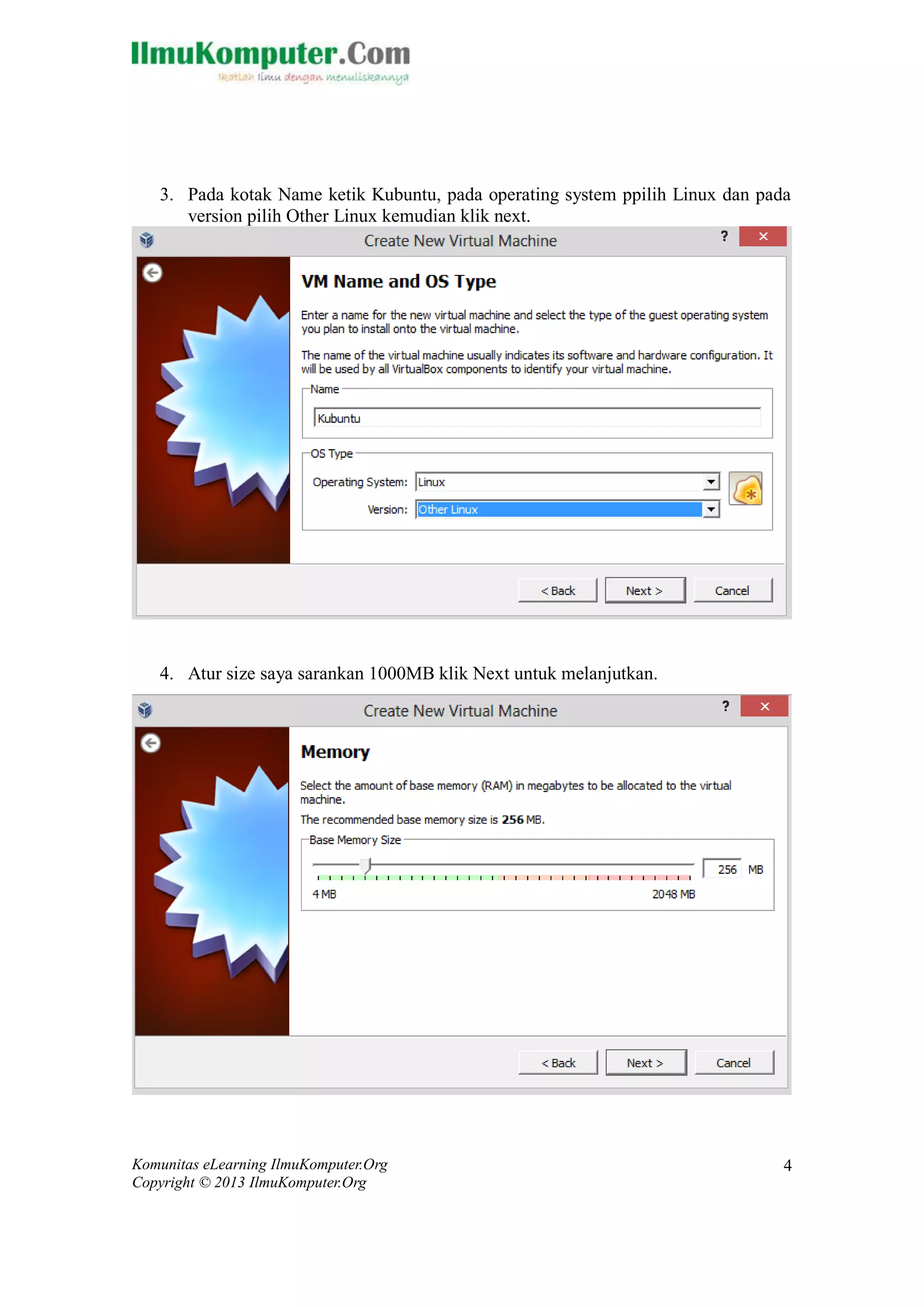 Tutorial mnginstall-kubuntu-12.04-di-virtual box | PDF