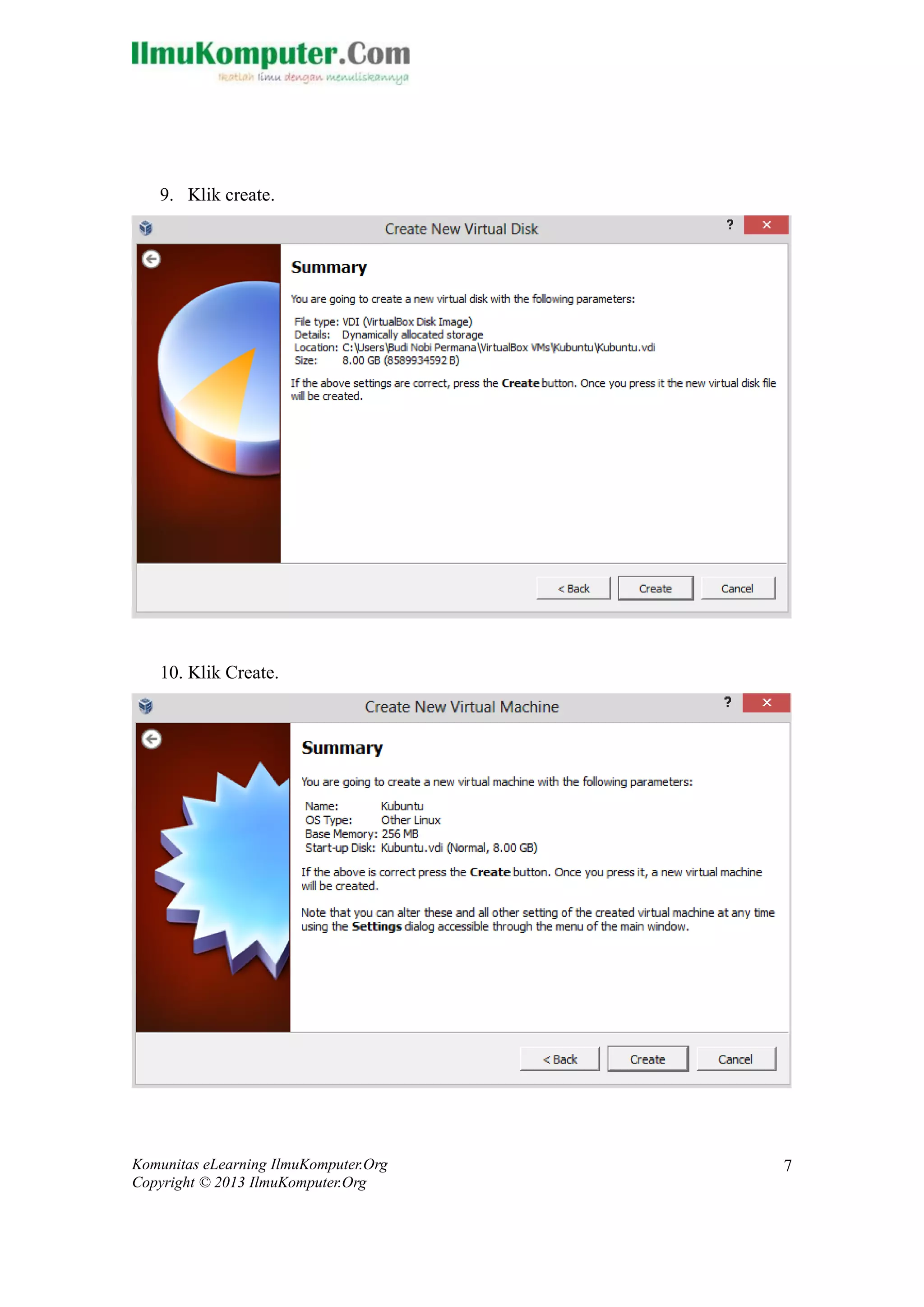 Tutorial mnginstall-kubuntu-12.04-di-virtual box | PDF