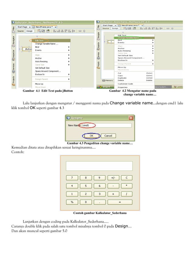 Tutorial Java netbeans | PDF
