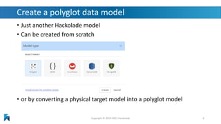 Hackolade Tutorial - part 13 - Leverage a Polyglot data model | PDF