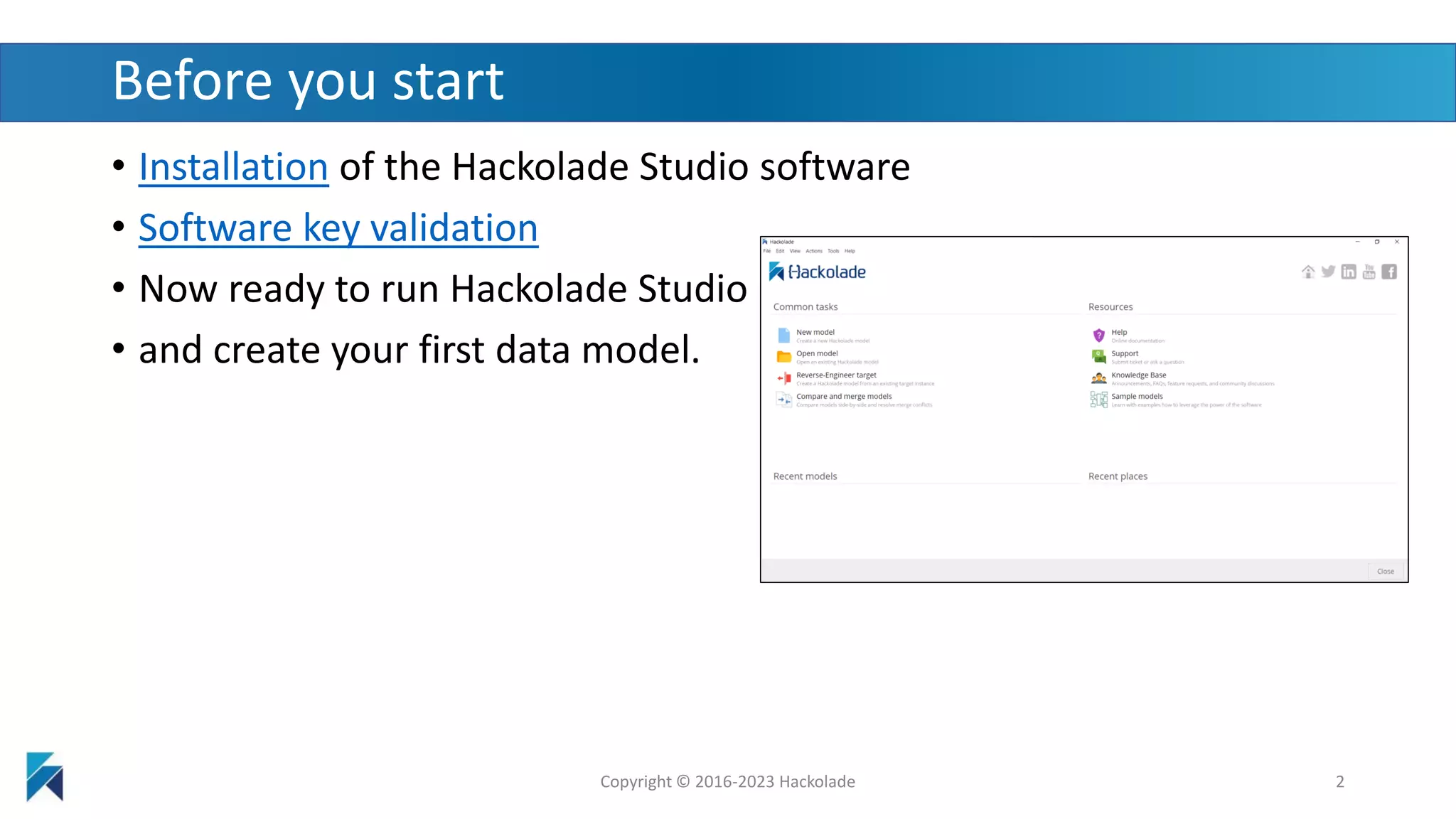 Hackolade Tutorial Part 4 Create Your First Data Model Ppt