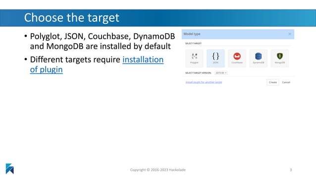 Hackolade Tutorial Part 4 Create Your First Data Model Ppt