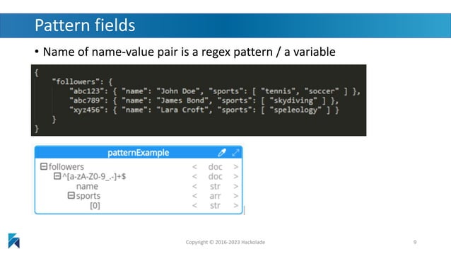 Hackolade Tutorial Part 6 Add Choice Conditional Pattern Fieldspdf