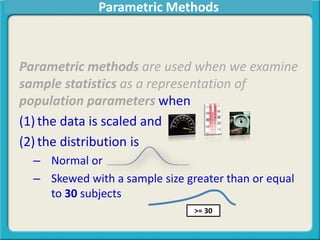 Tutorial parametric tests | PPTX