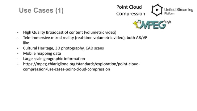 Tutorial on Point Cloud Compression and standardisation | PPTX