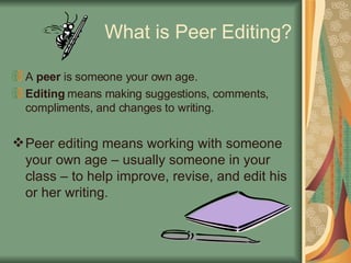 Tutorial Peer Editing | PPT