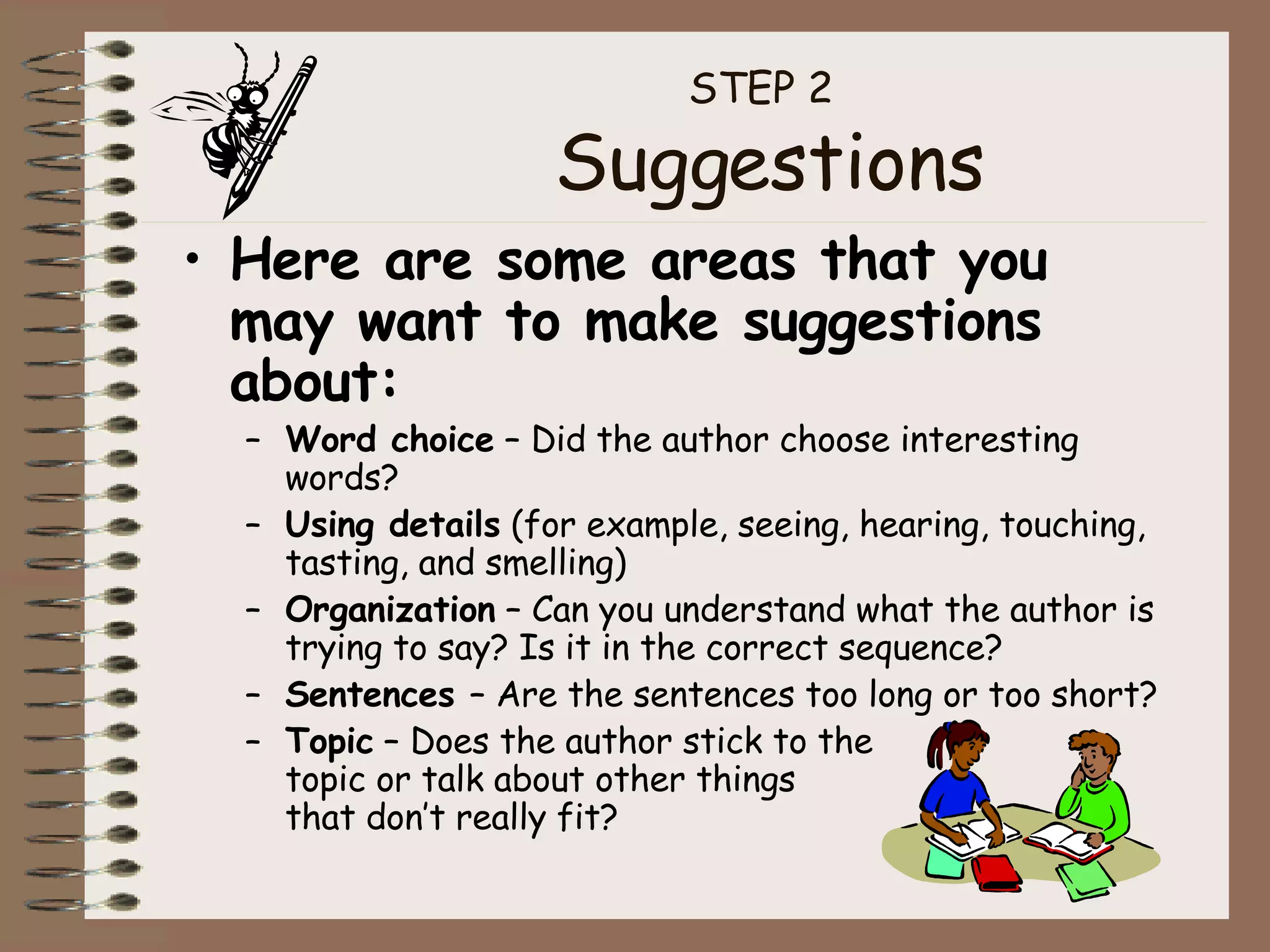 Tutorial Peer Editing | PPT