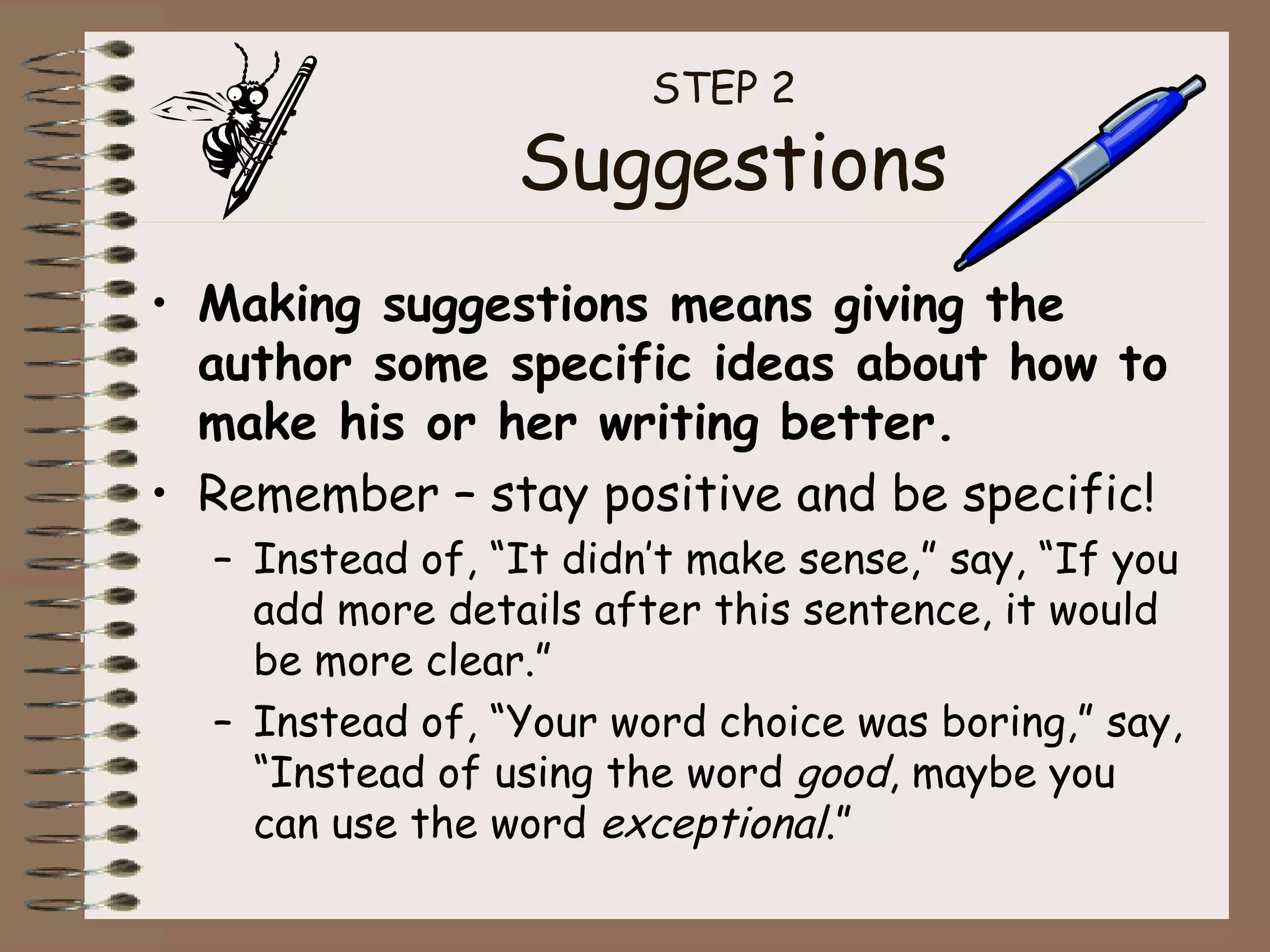 Tutorial Peer Editing | PPT