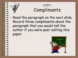 Tutorial Peer Editing | PPT