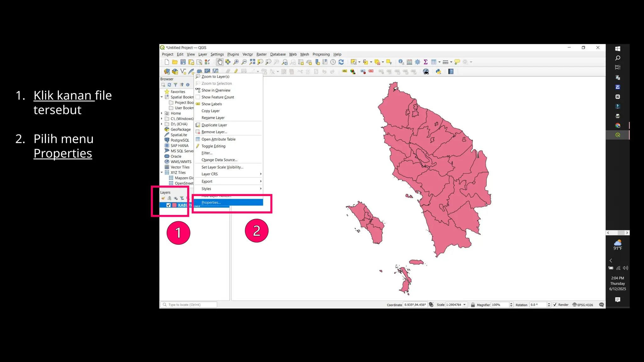 HOW TO MAKE A PROVINCE MAP WITH Q-GIS SOFTWARE | PPTX